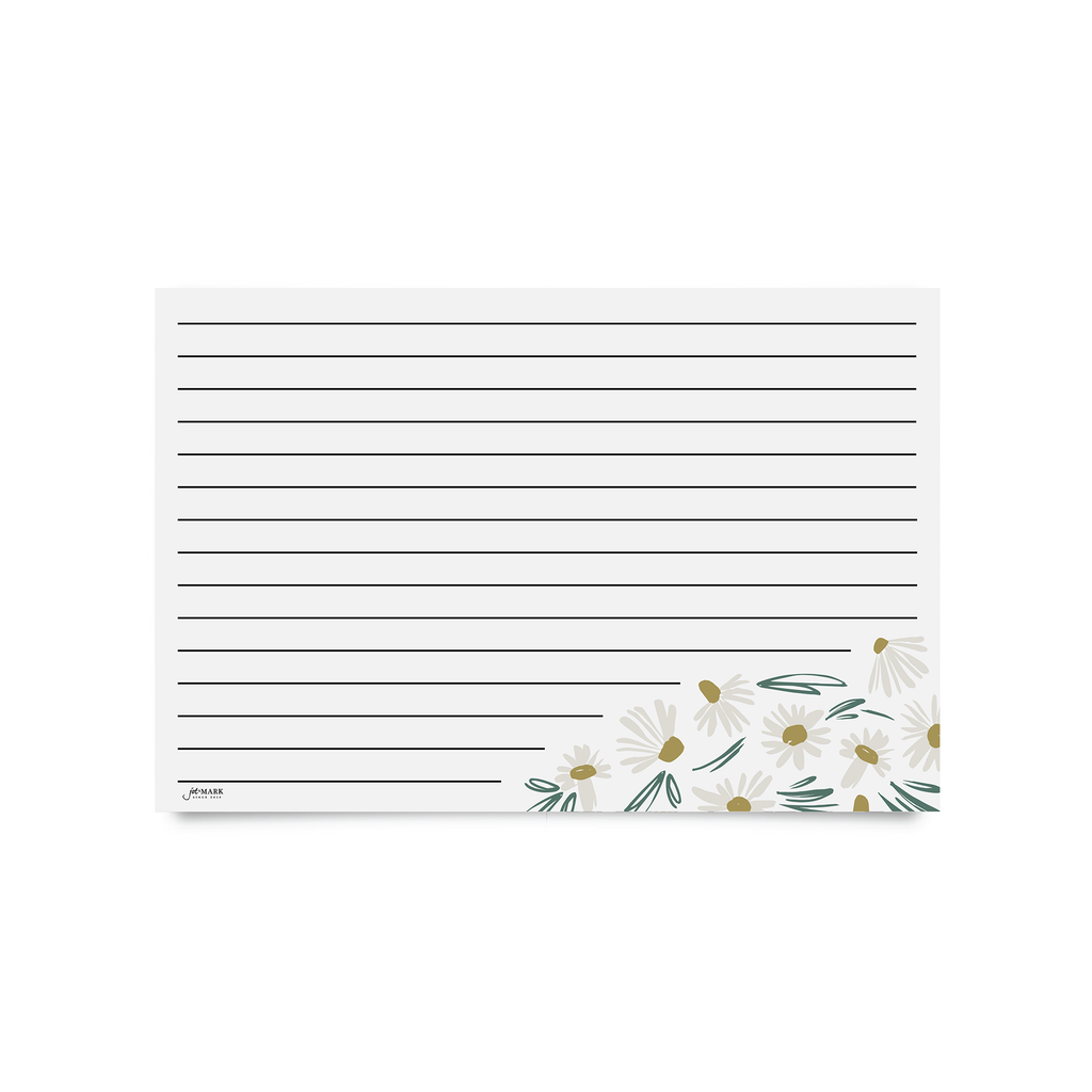 Recipe Cards (4x6") - English Daisies (Pack of 50) – Jot & Mark
